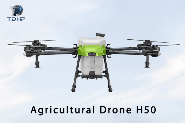 H50 Lightweight Agri Drone with 55L Tank & Electrostatic Spraying ...