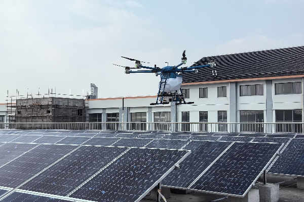 Can You Clean Solar Panels with a Drone? - TDHP | Industrial ...